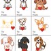 Class Puppy Valentine's Day Cards - Etsy