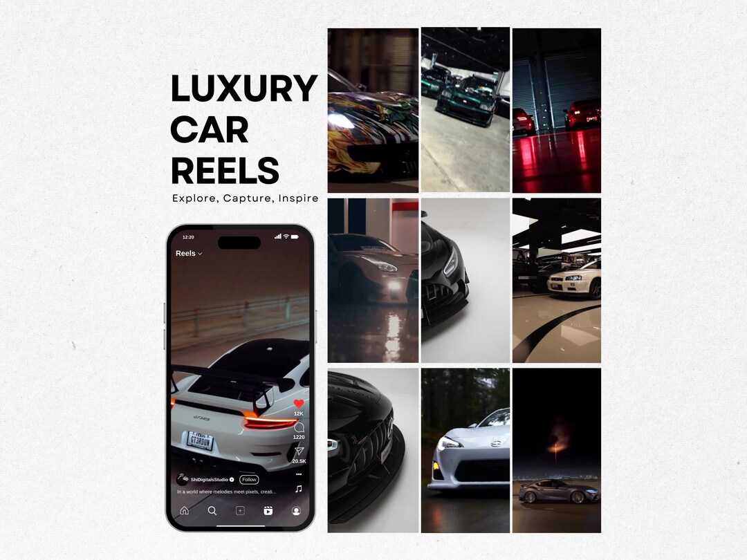 2000+ Luxury Car Videos Car Men Reels Dark Aesthetic Car Reels Car ...