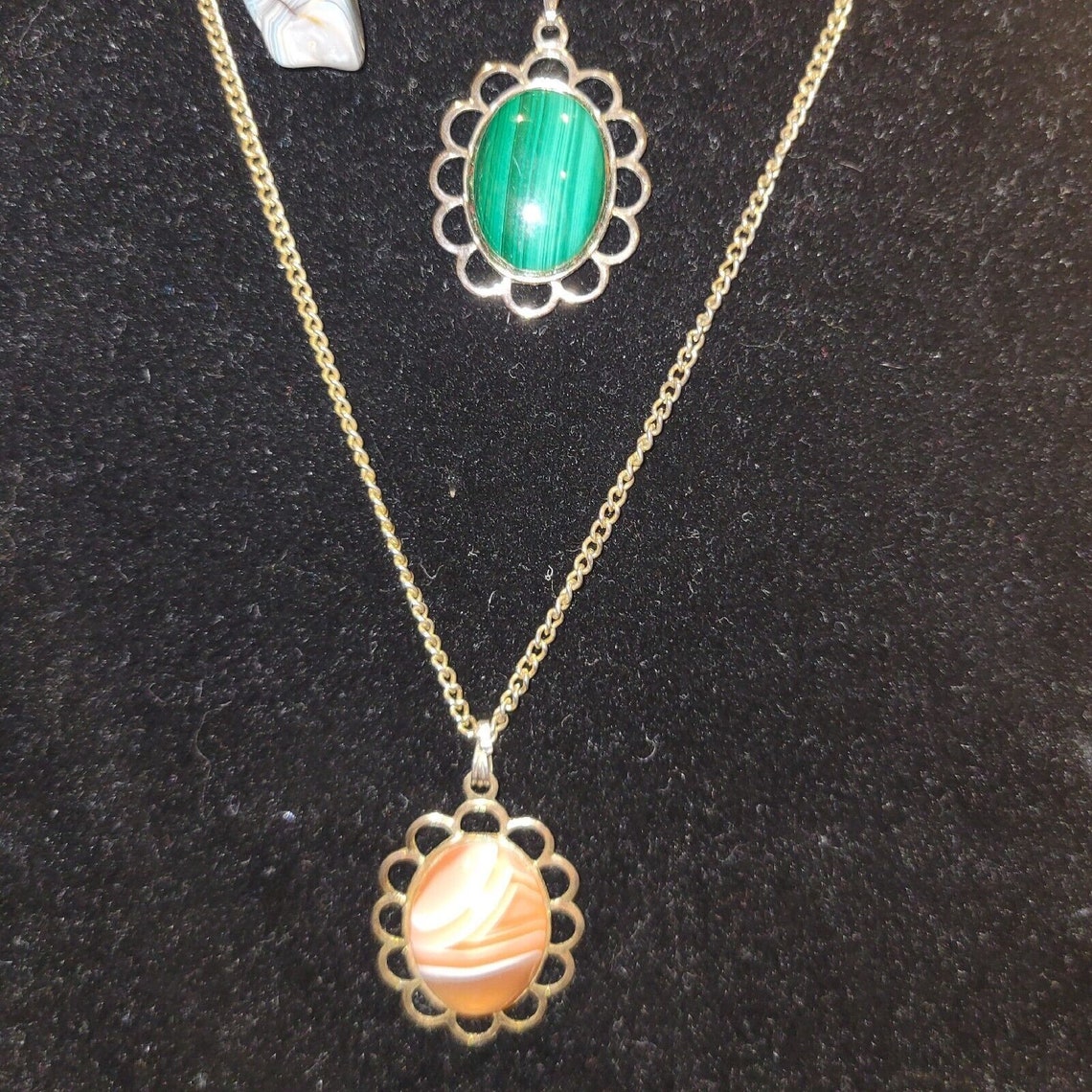 Stone Jewelry Lot 23 Pcs, Necklaces, Bracelet, Earrings, Pendants ...