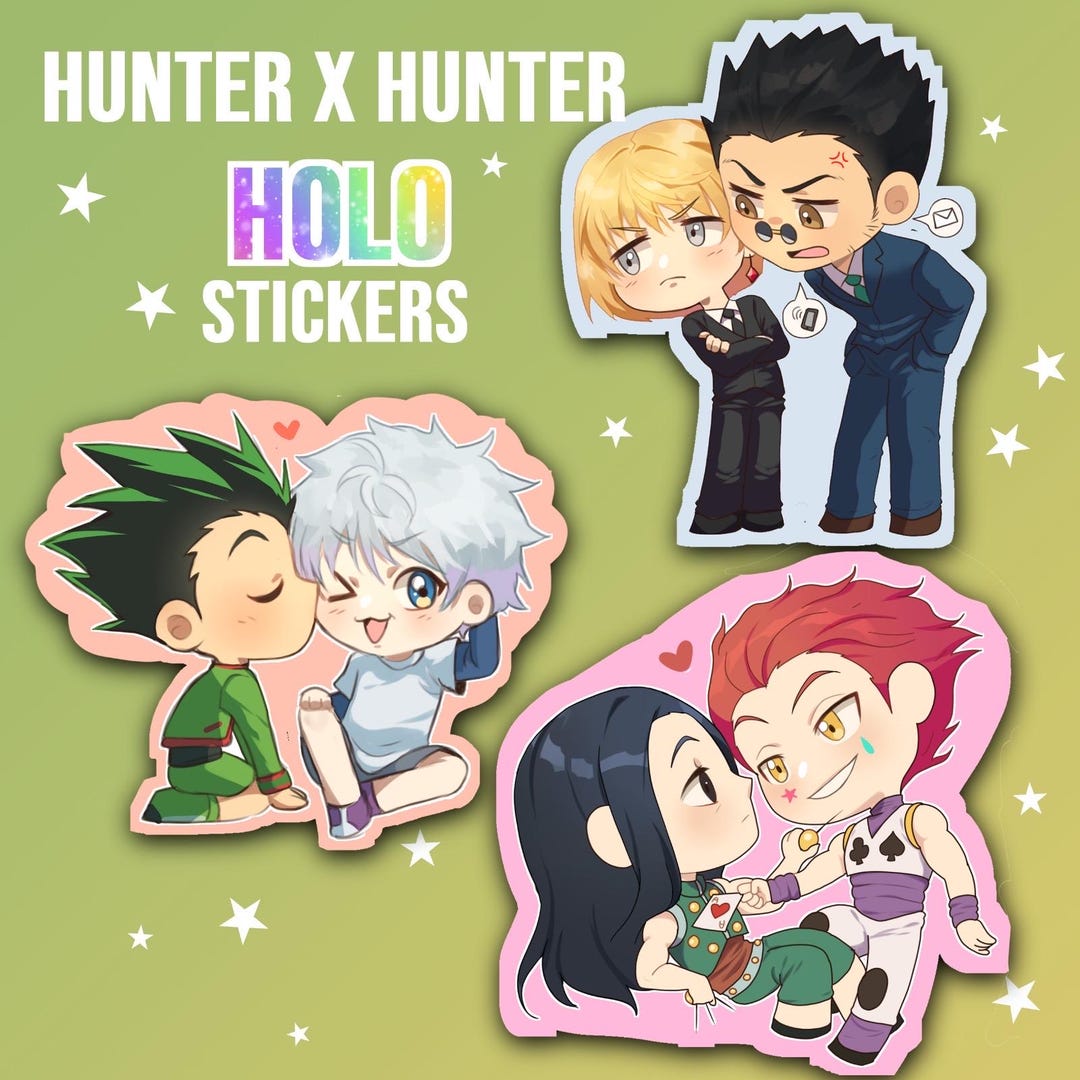 Hunter X Hunter BL HOLO Stickers - Etsy