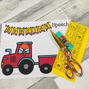 Fall Preschool Speech Therapy Worksheets: Categories & More Hay Ride ...