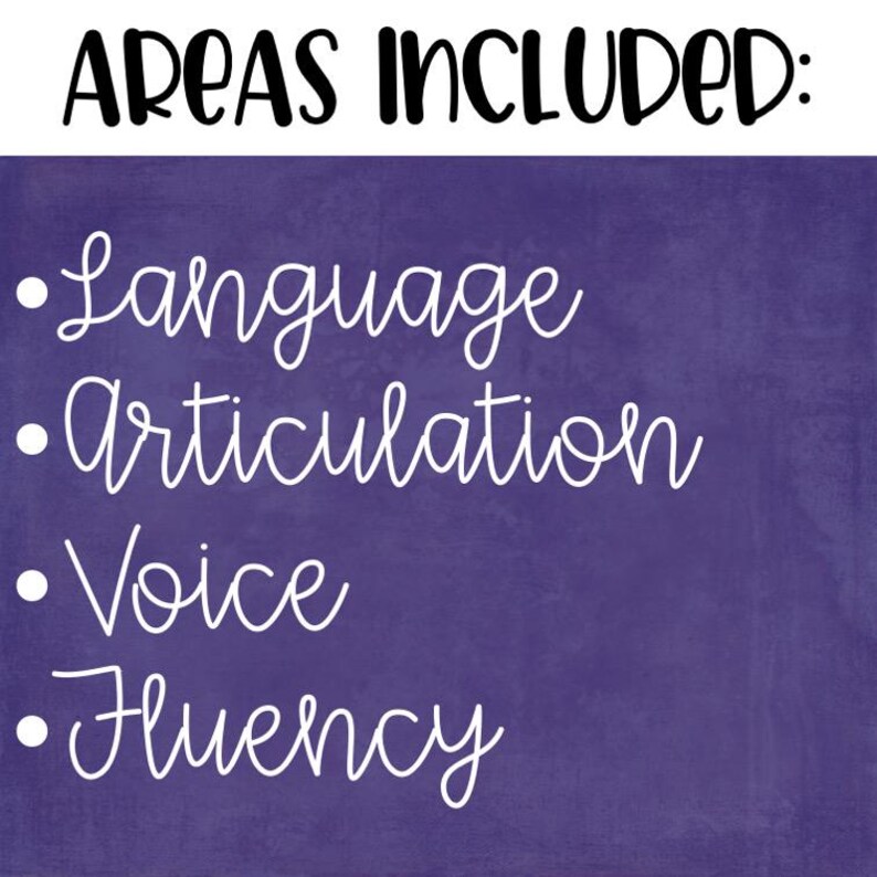 Speech Language Parent Questionnaire: Observation for Teachers and Slps ...