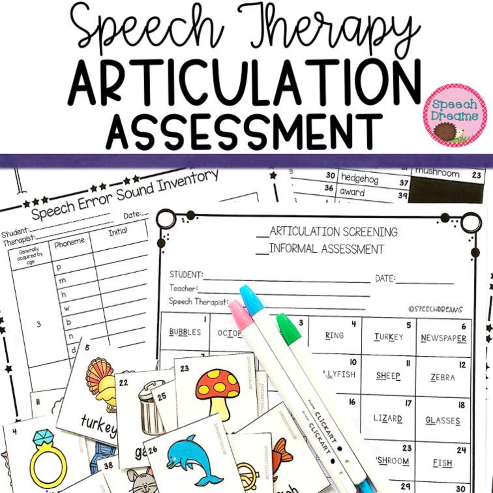 Articulation Assessment for Speech Therapy | Informal Screening ...