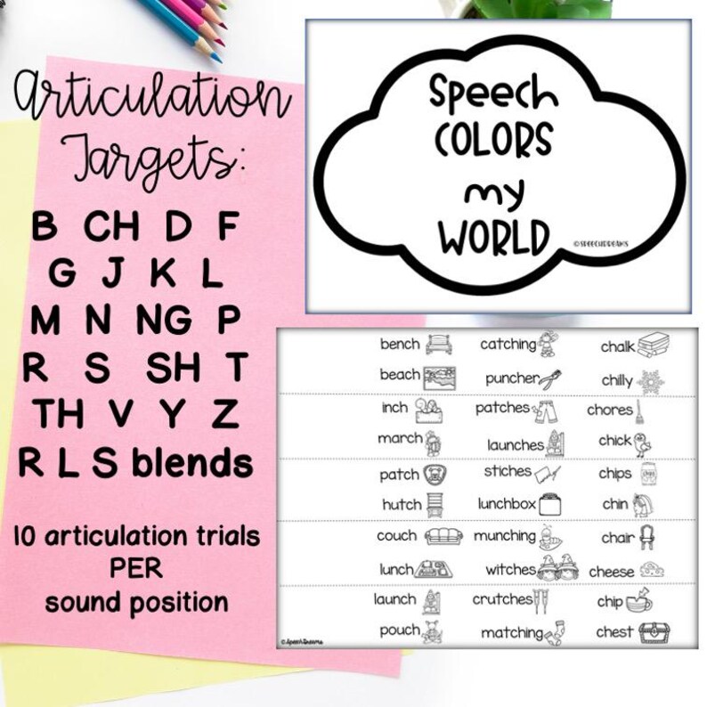 St. Patrick's Day Speech Therapy Craft Rainbow Articulation and ...