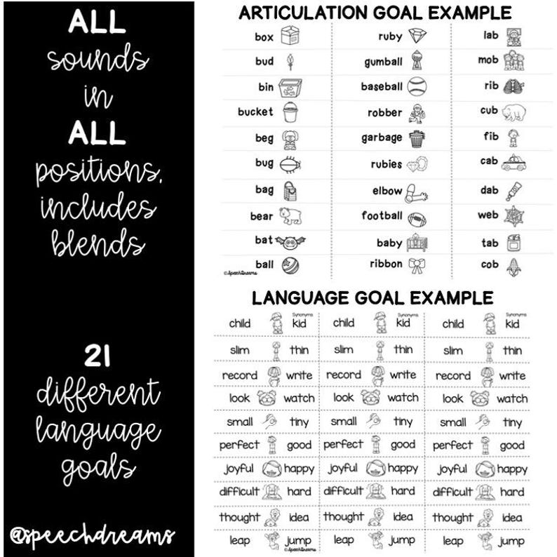 Fall Speech Therapy Scarecrow Articulation Craft With Language Goals ...