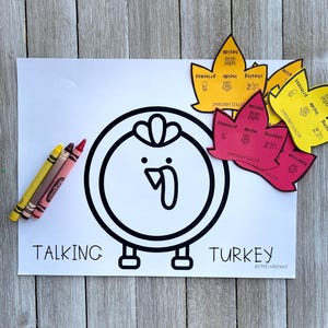 Thanksgiving Speech Therapy Craft: Turkey With Articulation and ...