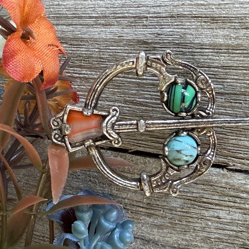 Celtic Revival Brooch - Etsy