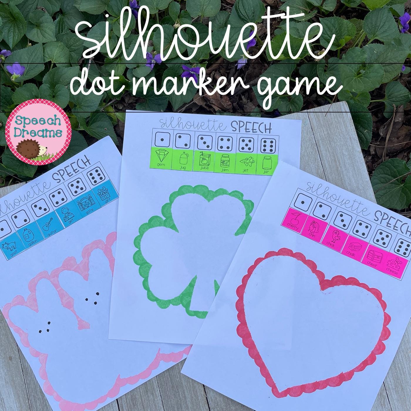 Speech Therapy Dice Game: Seasonal Dot Marker Art Activity - Etsy