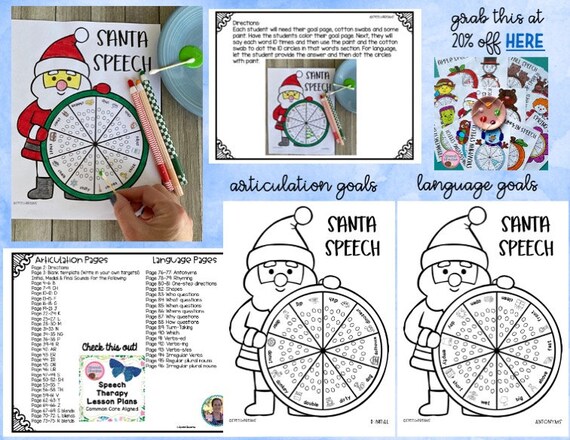 Christmas Articulation Worksheets The Best Speech Therapy Worksheets