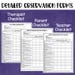 Speech Therapy Classroom Observation Quick Data Collection Checklist ...