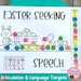 Speech Therapy Classroom Observation Quick Data Collection Checklist ...