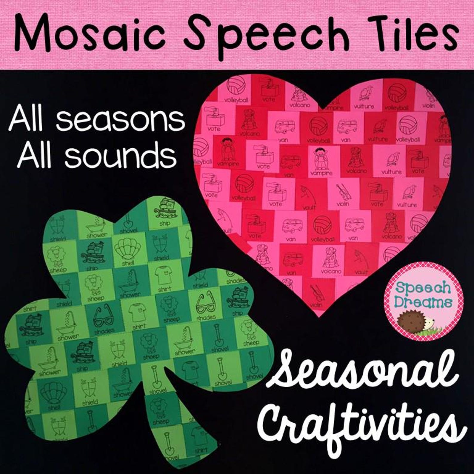 Seasonal and Holiday Speech Therapy Craft Activities | Articulation ...