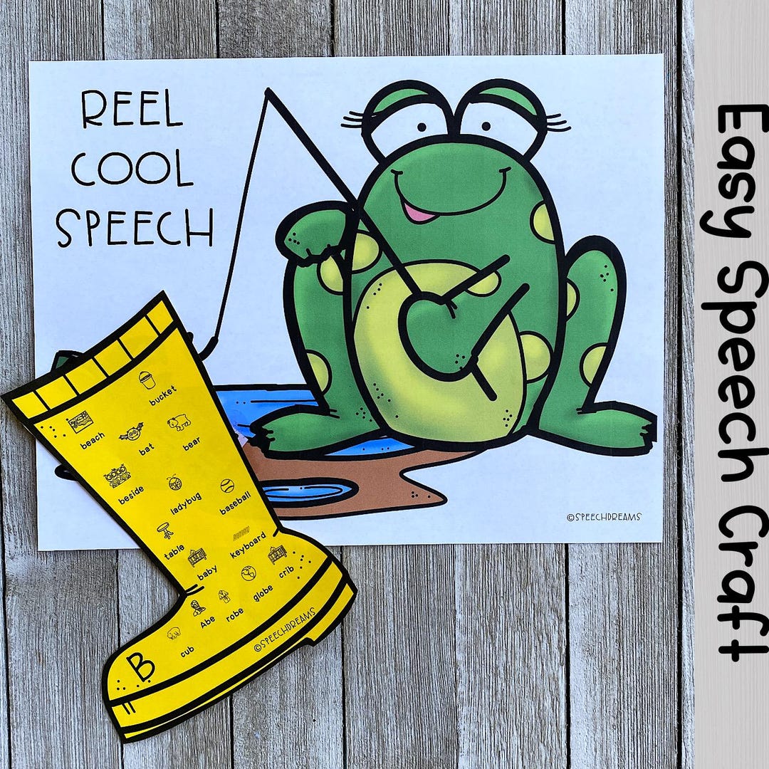 Spring Frog Speech and Language Therapy Craft Perfect Preschool ...