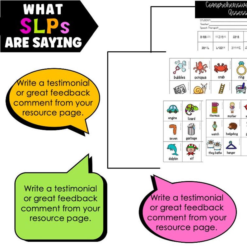 Speech Language Informal Assessments for K5 Thru 12th Grade | Profound ...