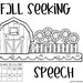 Fall Interactive Worksheets for Speech Therapy: Vocabulary Synonyms and ...