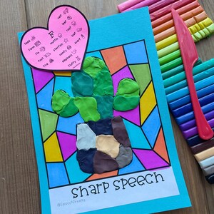 Speech Therapy Craft Articulation and Language: Clay Cactus Upper ...