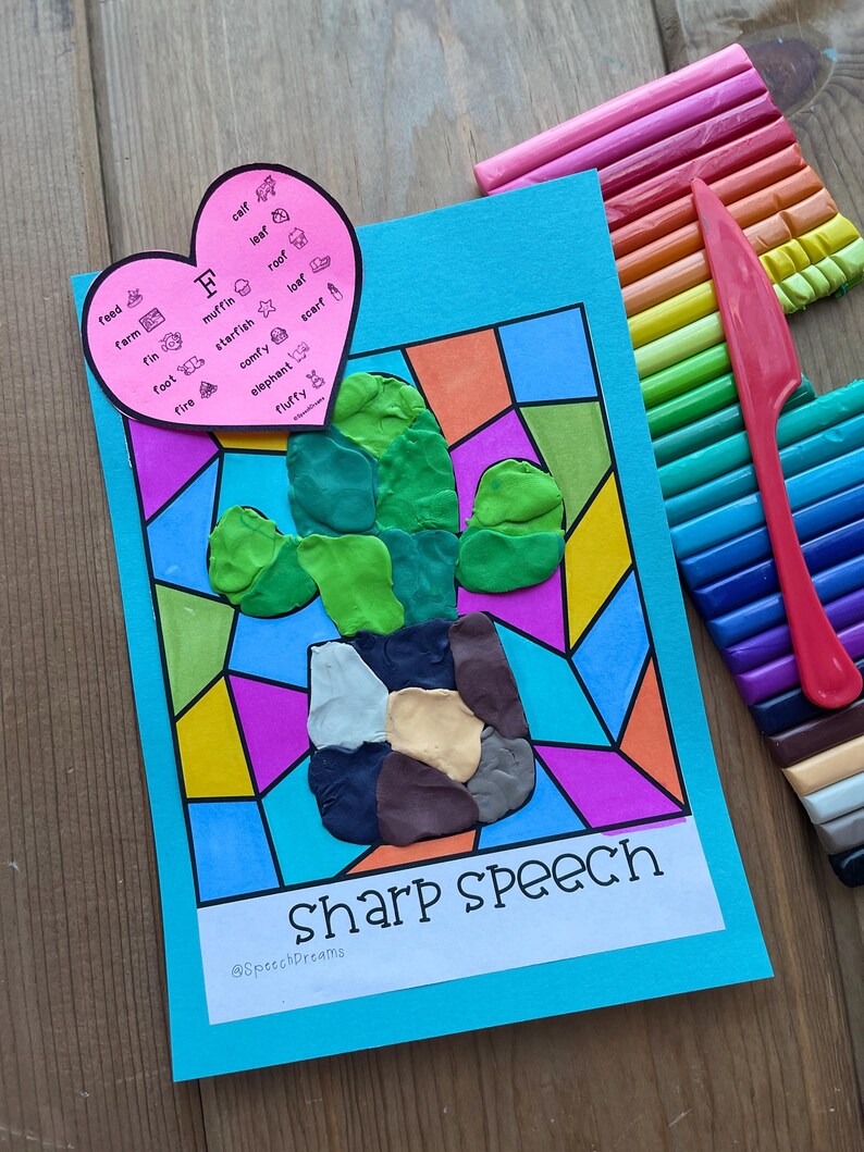 Speech Therapy Craft Articulation and Language: Clay Cactus Upper ...