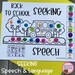 Back to School Speech Therapy Activity With Associations Verbs Vocalic ...