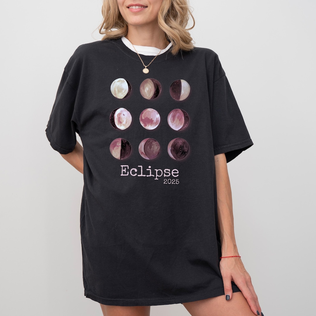 Solar and Lunar Eclipse 2025 Merch Shirt, Astronomy Event Shirt, Total ...