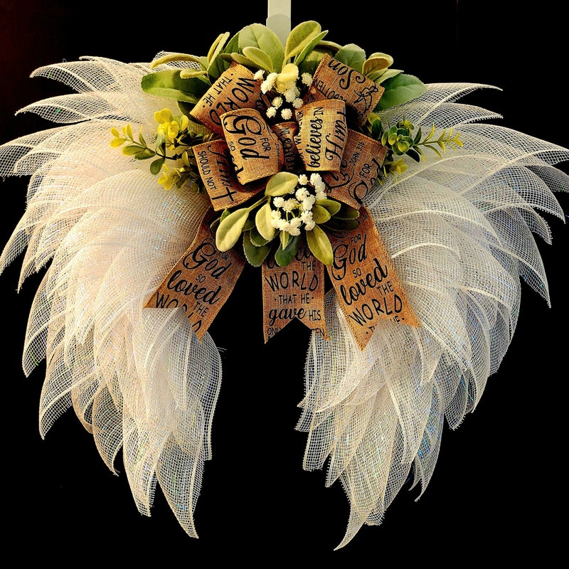 Memorial Wreaths for Graves With Bows - Etsy