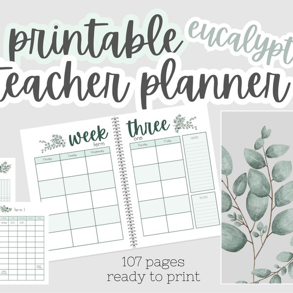 Teacher Diary - Etsy