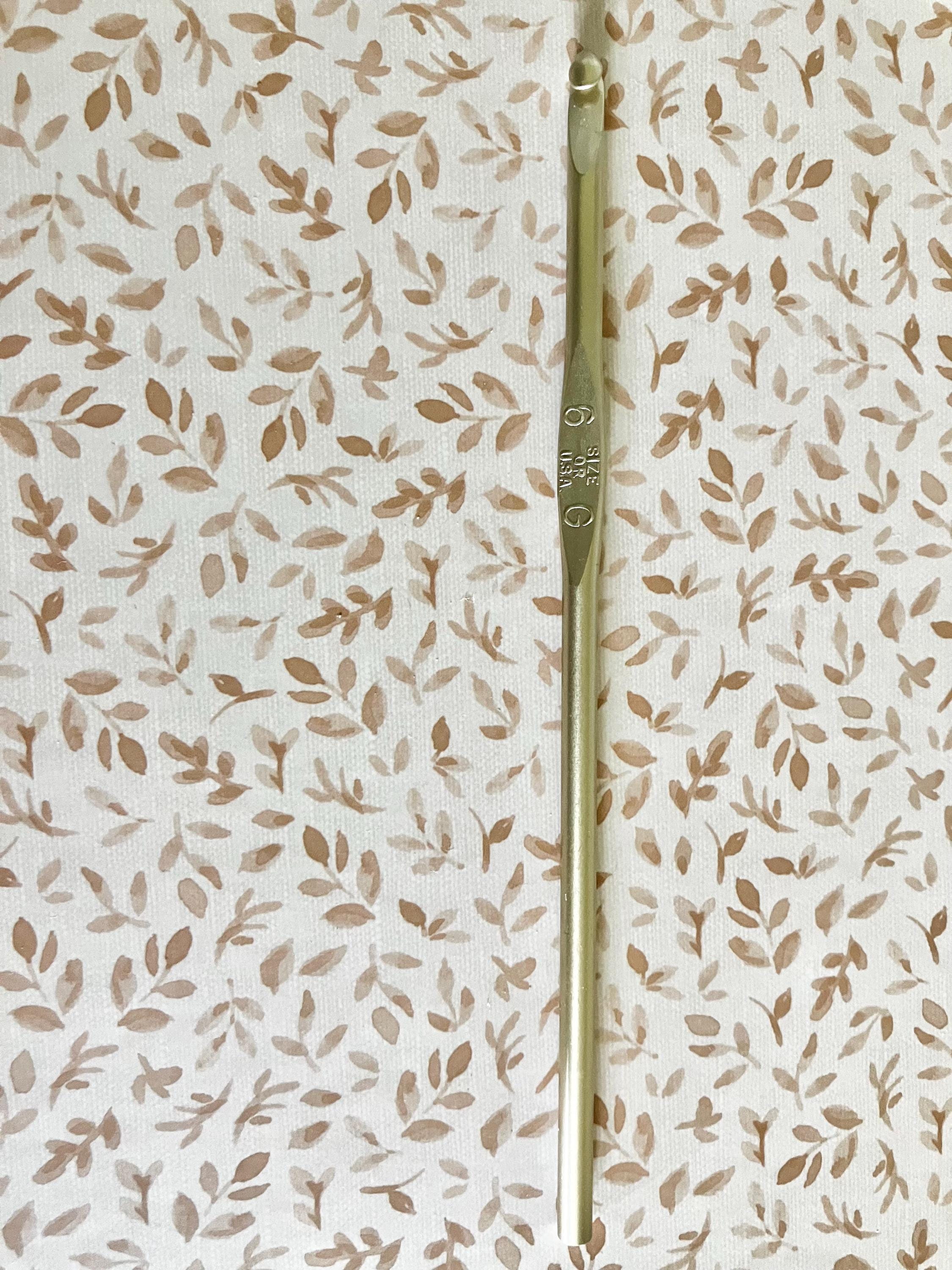 Vintage Susan Bates Crochet Hook-silveramlum Aluminum Inline Crochet ...