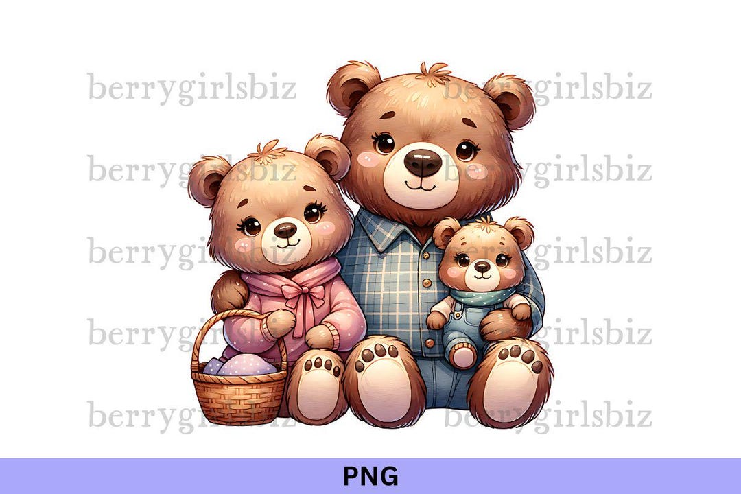 Bear Family PNG, Bear PNG, Bear Family Picture, Bear Family Portrait ...