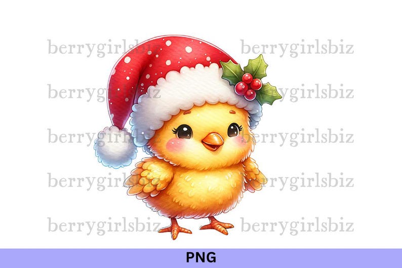 Baby Chick PNG, Baby Chicken PNG, Little Chicken PNG, Christmas Chicken ...