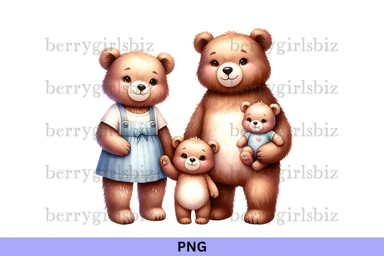 Bear Family PNG, Bear PNG, Bear Family Picture, Bear Family Portrait ...