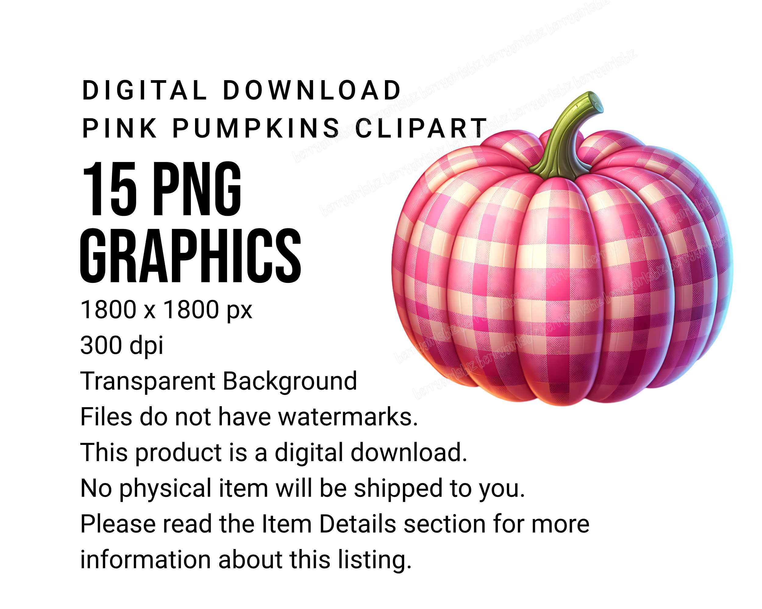 Pink Pumpkin Clipart PNG, Pink Pumpkins, Pink Pumpkin Baby Shower ...