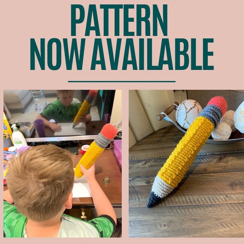 Crochet Pencil Bees - Etsy