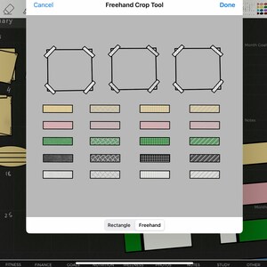 300 Notetaking Digital Stickers: Notes, Diagrams, Shapes, Different ...