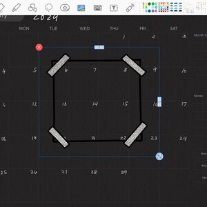 300 Notetaking Digital Stickers: Notes, Diagrams, Shapes, Different ...