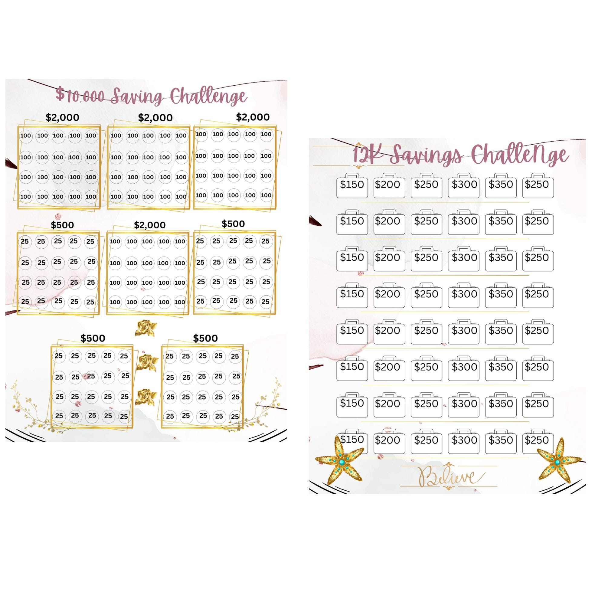Ultimate Money Savings Challenge Book - Etsy