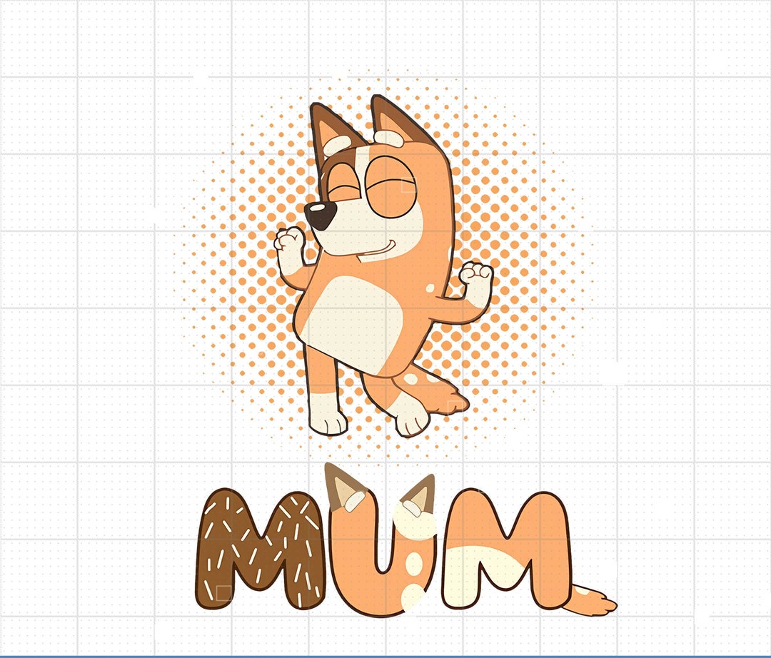 Bluey and Bingo Dancing Png, Bluey Family Bundle PNG, Cool Moms Club ...
