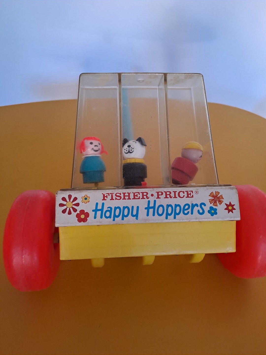 Fisher Price Vintage Happy Hoppers Pull/push Toy - Etsy