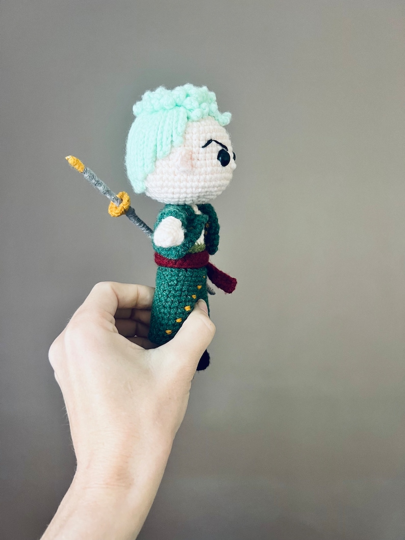 Swordsman ZORO Crochet Pattern PDF - Etsy