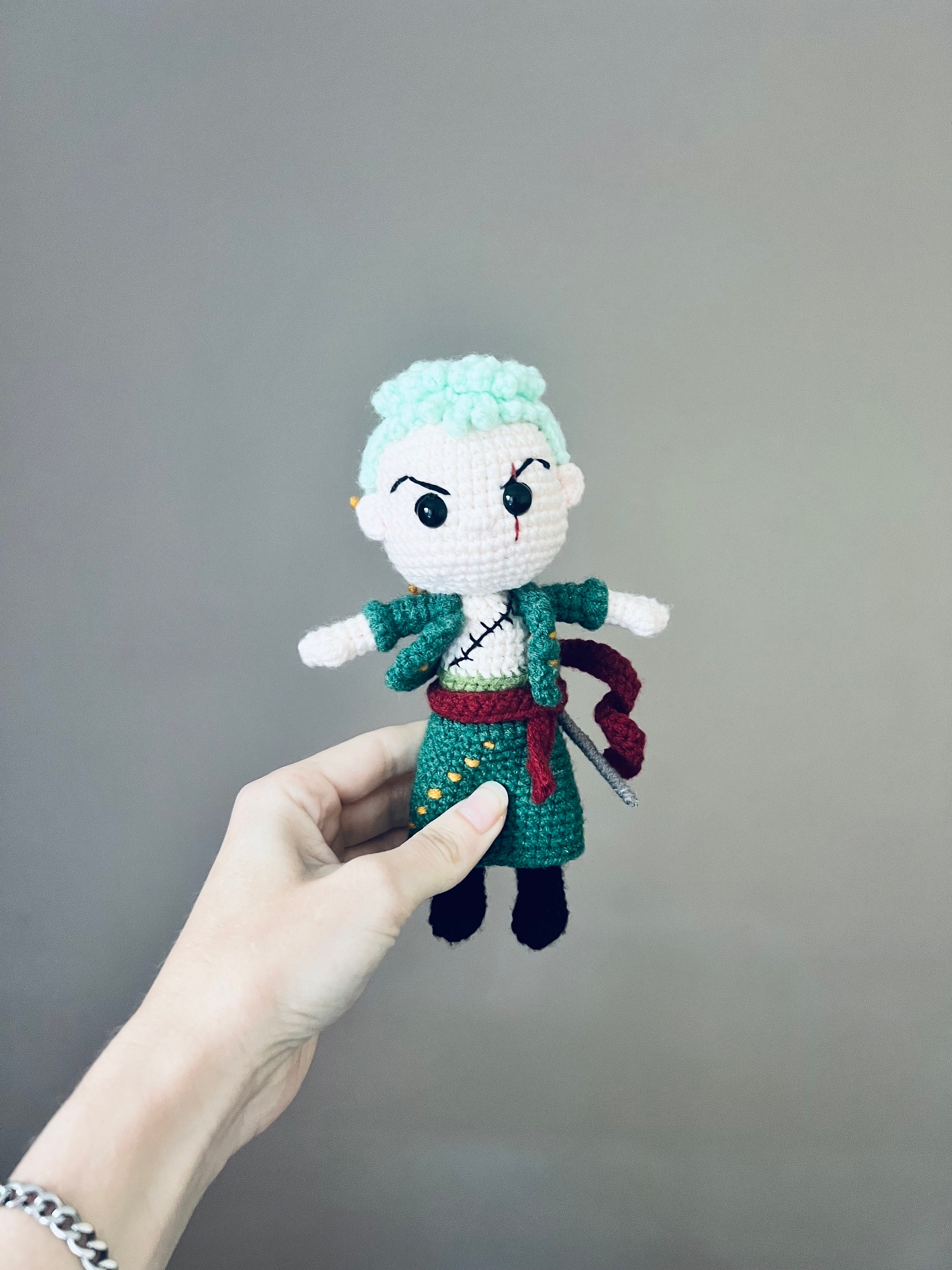 Swordsman ZORO Crochet Pattern PDF - Etsy