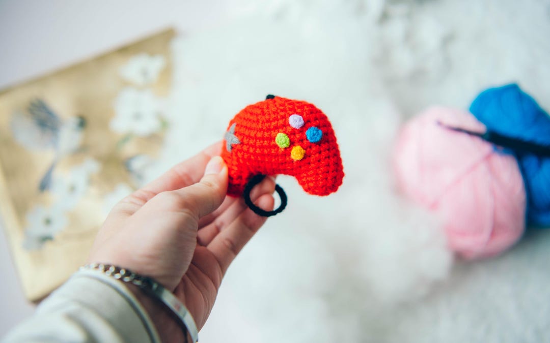 Kawaii Game Controller Keychain Crochet Pattern | PDF Digital Download ...