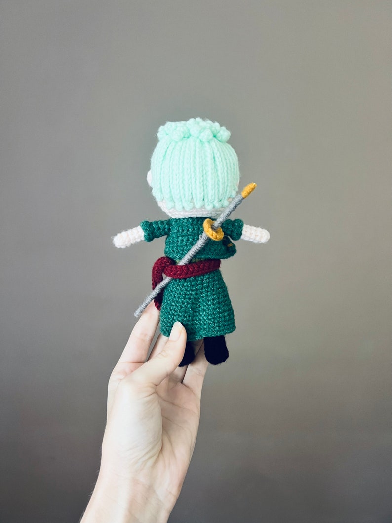 Swordsman ZORO Crochet Pattern PDF - Etsy