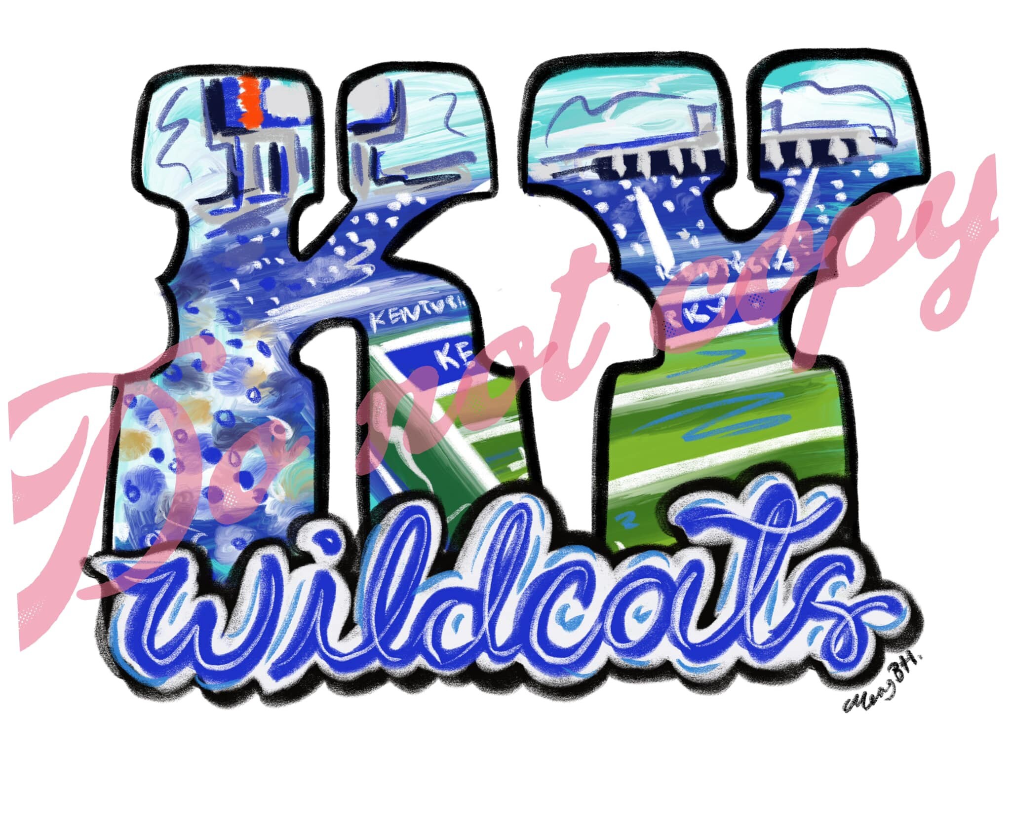 KY Stadium Letters, Football Stadium - Etsy