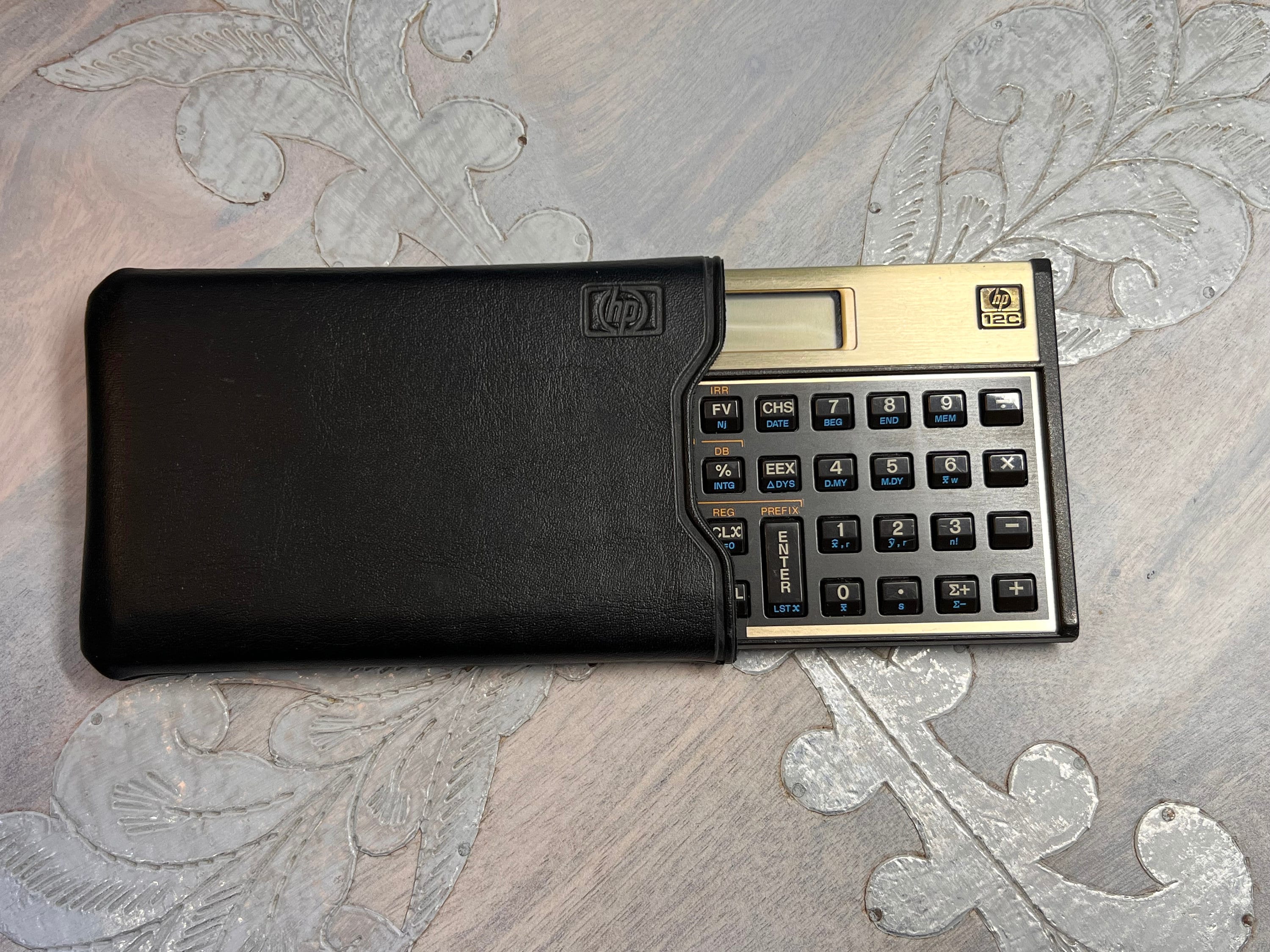 Hewlett Packard HP 12C Financial Calculator Includes Original Sleeve ...