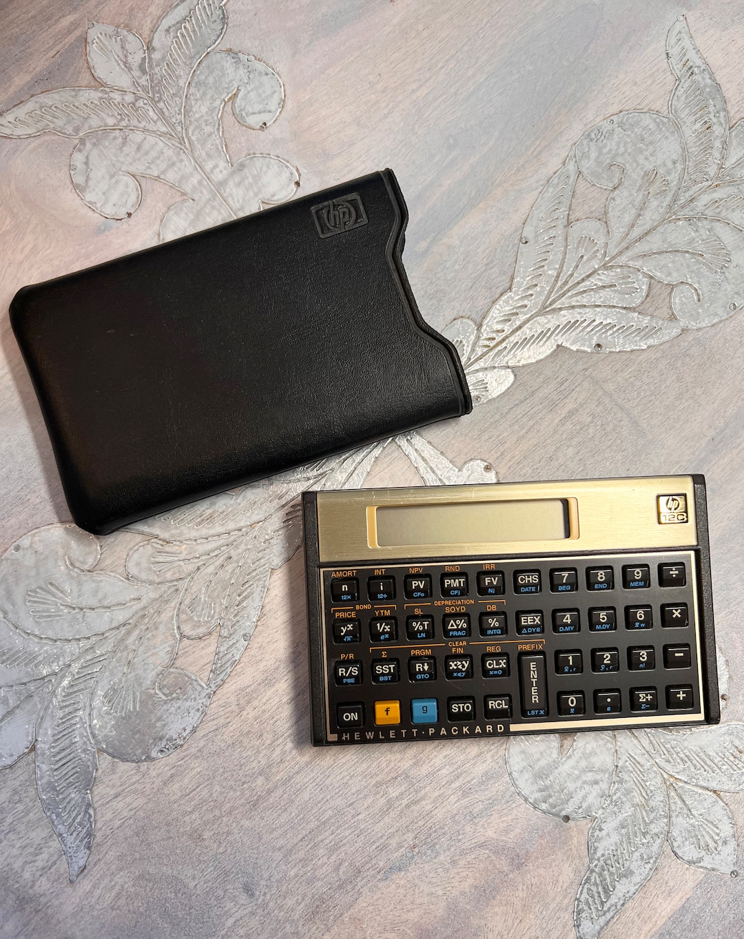 Hewlett Packard HP 12C Financial Calculator Includes Original Sleeve ...