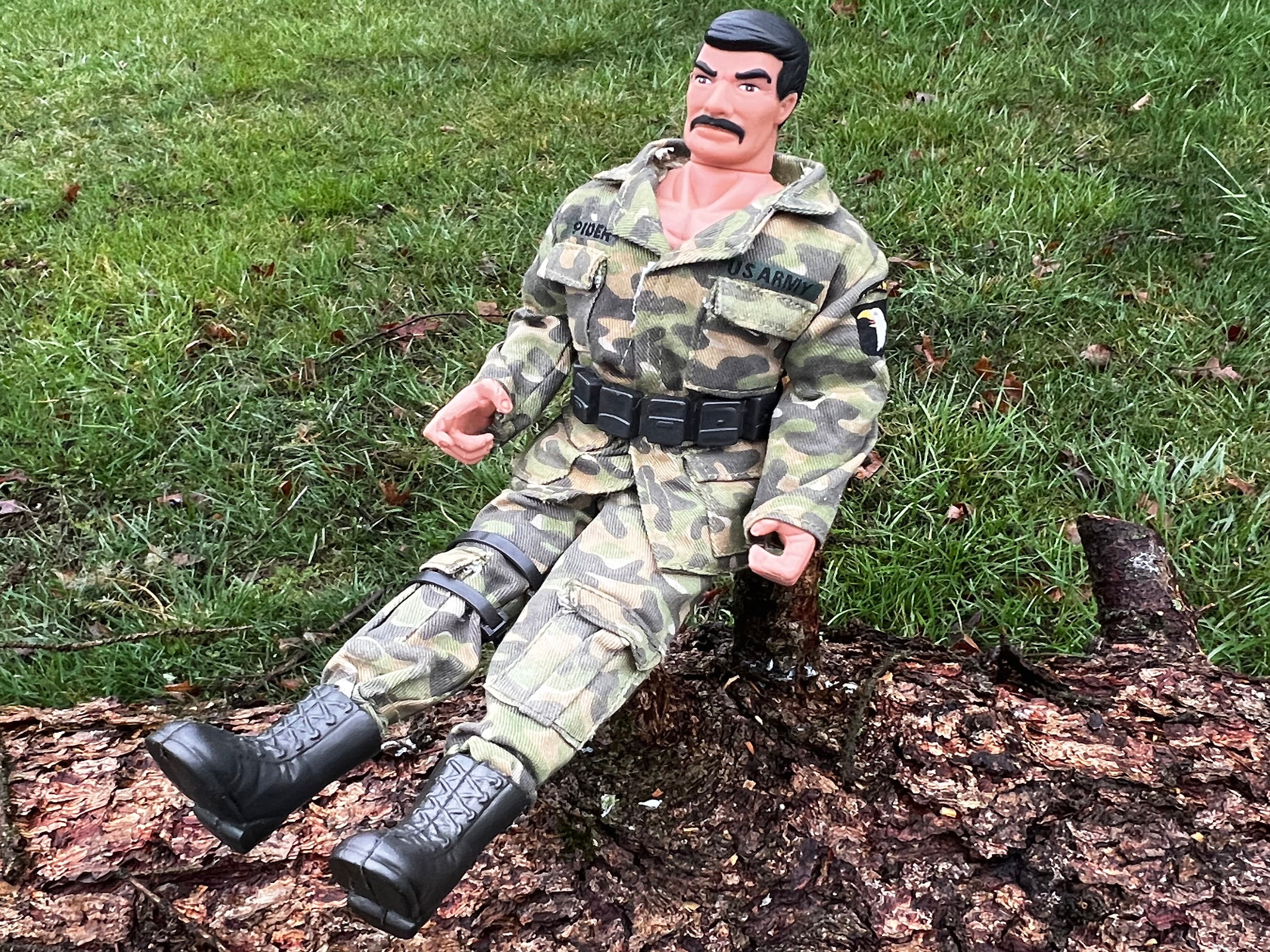 Soldier 12 Camo Action Figure, in Time. US Army and Airborne Are ...