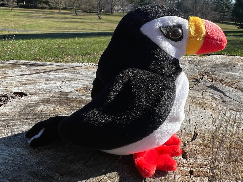 Ty Beanie Baby Puffer the Puffin – 1997 Retired Vintage Seabird Plush ...