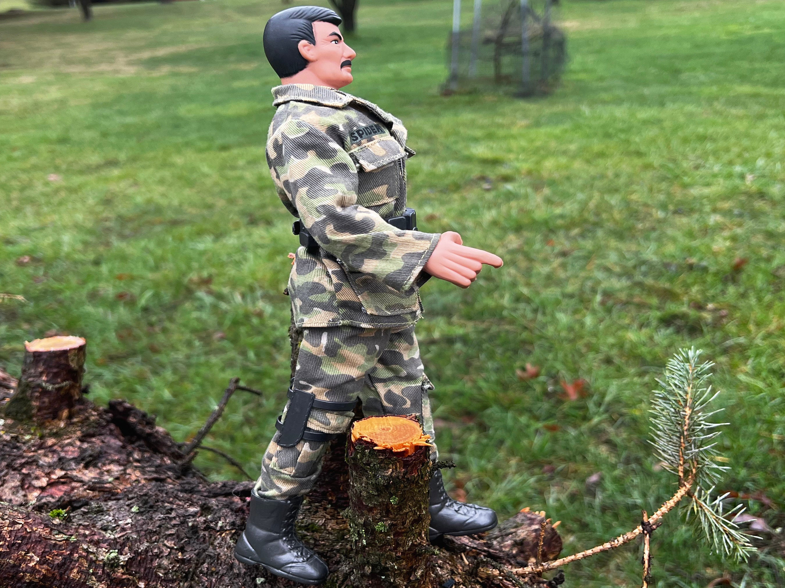 Soldier 12 Camo Action Figure, in Time. US Army and Airborne Are ...