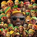 264 - 3D Reggae Rasta Emoji Clipart Commercial & Private Use. Instant ...