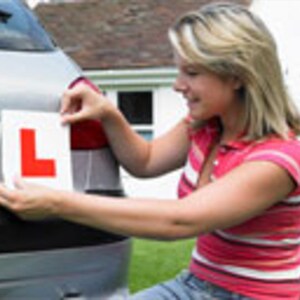 2x Legal Learner L Driver Plate Sticker Sheet Self Adhesive Driving ...