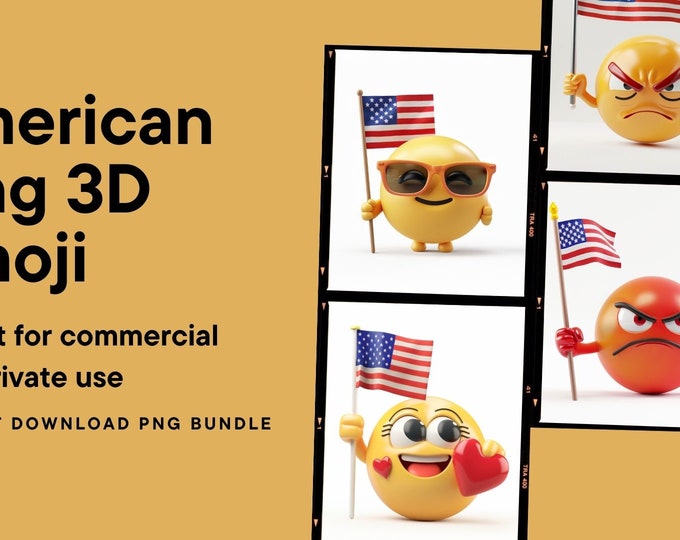 179 - 3D Emojis Clipart Commercial & Private Use. Instant Download ...