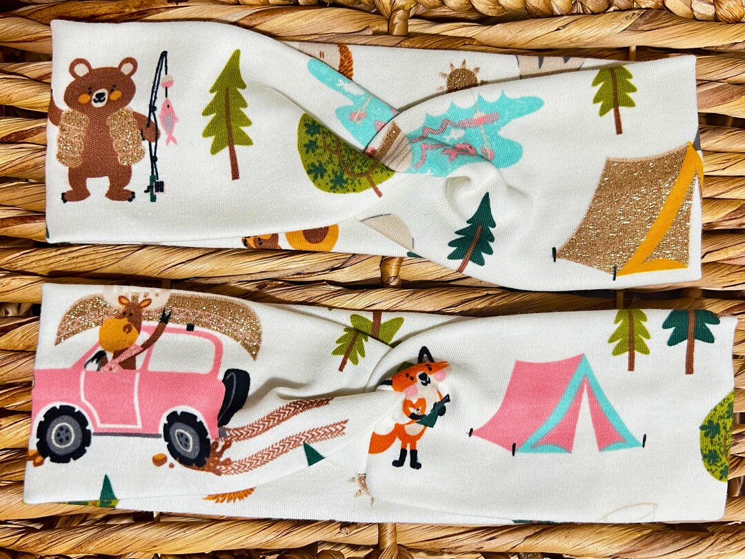 Camping Headband, Hair Accessories, Handmade Headbands, Boho Headbands ...